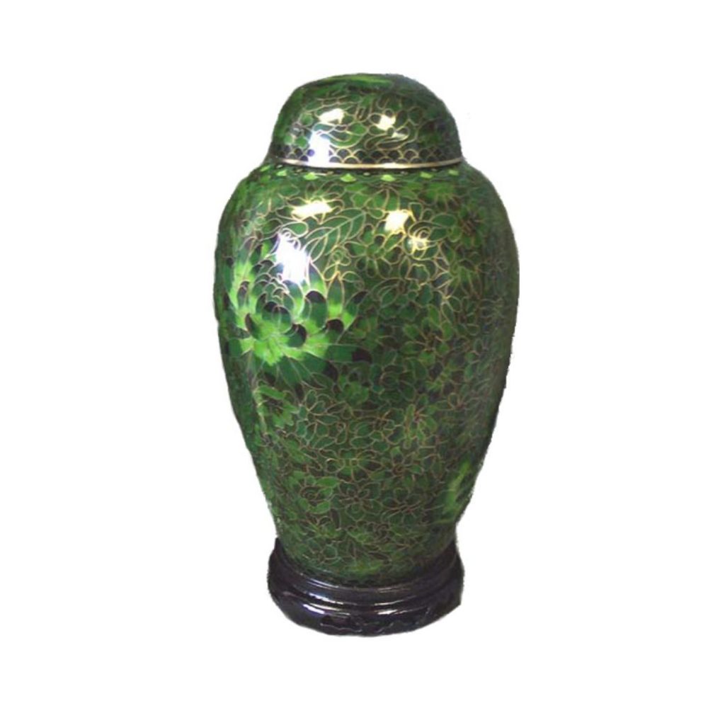 Cloisonne Jade Urn (2 Left) – Fenton Memorials