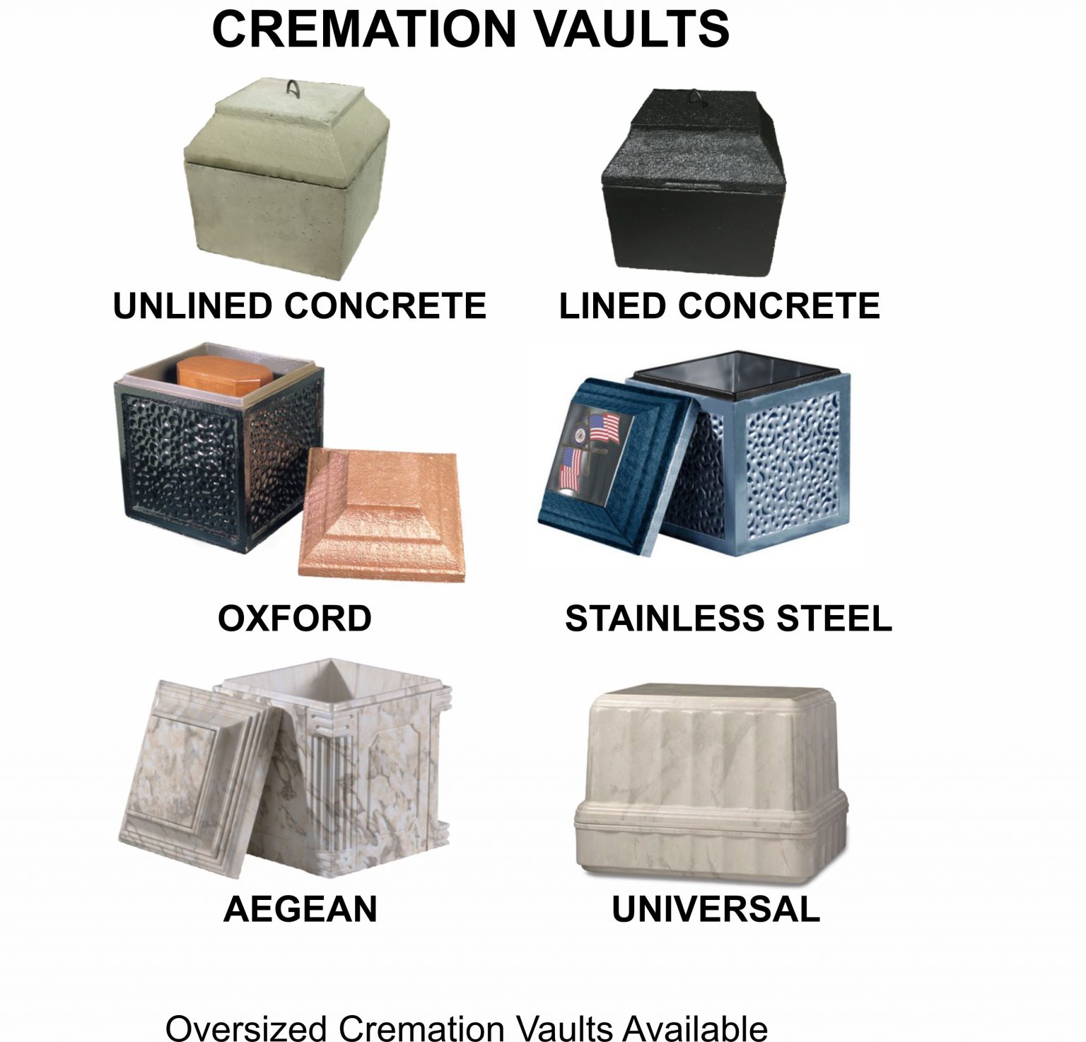 Burial Vaults and Grave Liners – Fenton Memorials