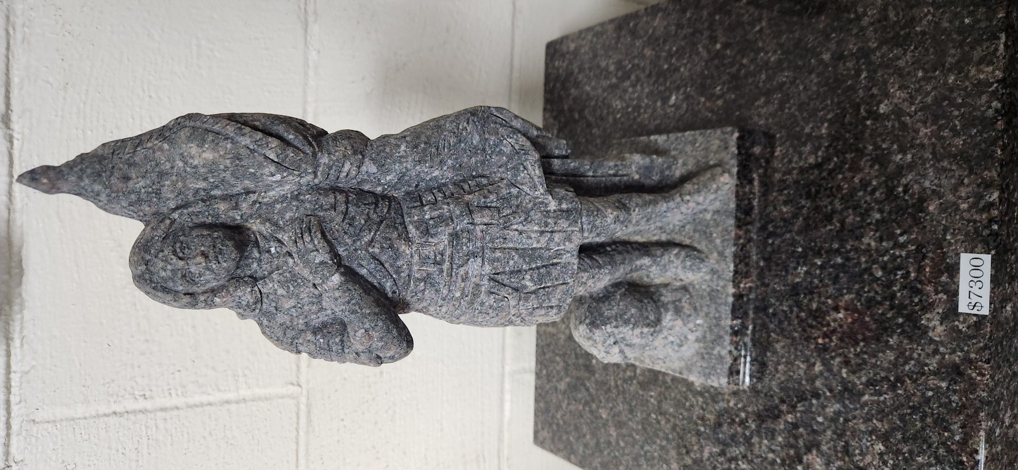 Cremation Joan of Arc pedestal – Fenton Memorials