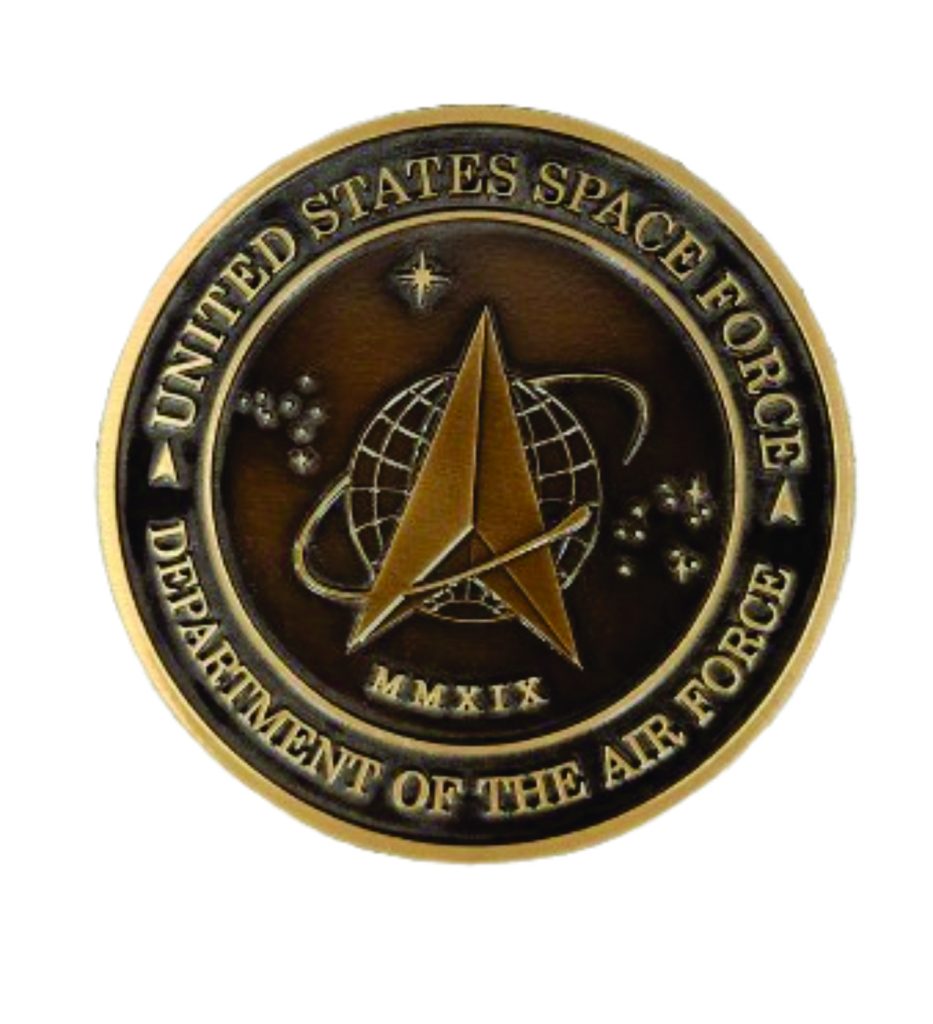 Space Force Bronze Medallion – Fenton Memorials